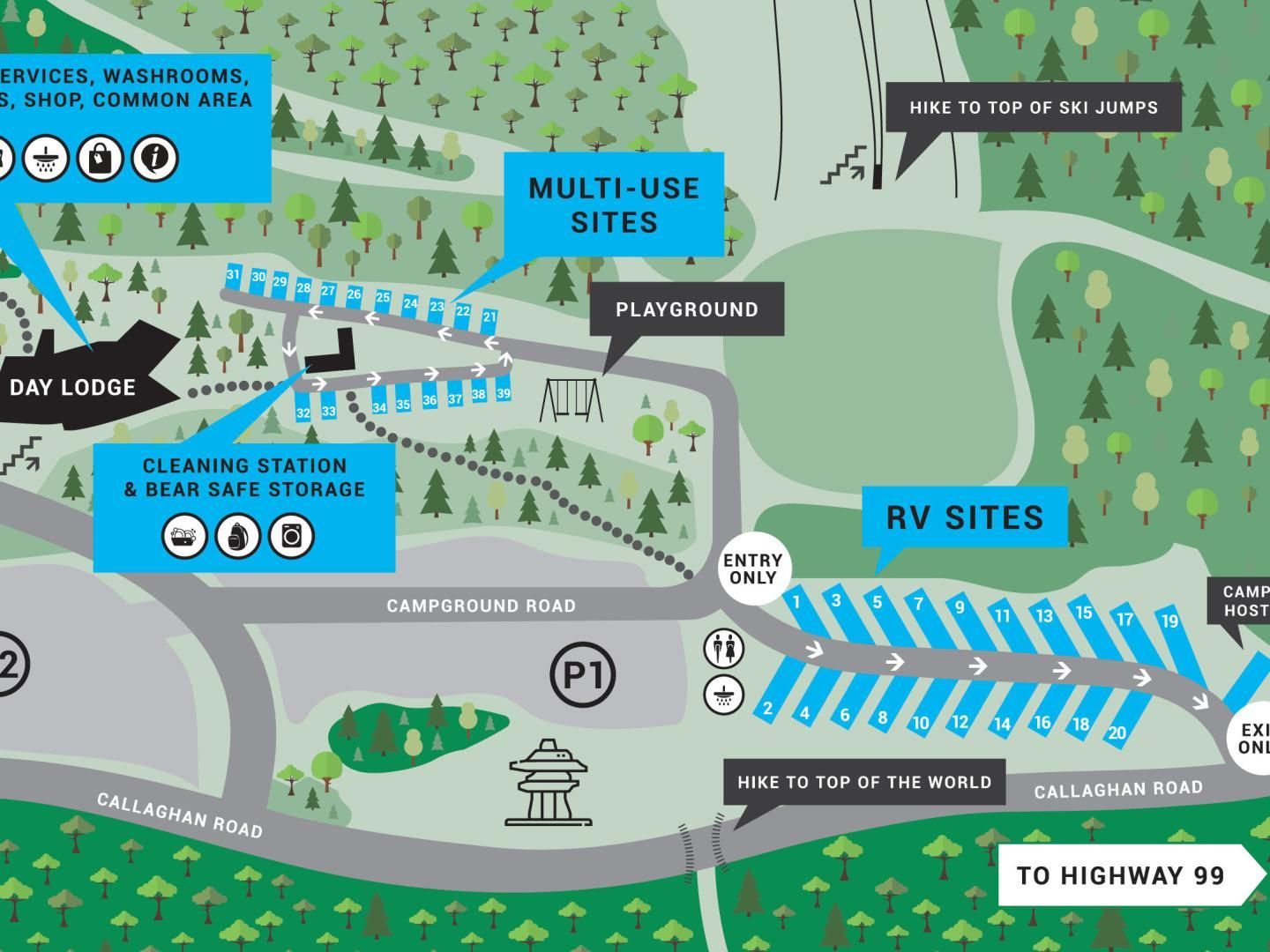 Whistler Campground & RV Park | Whistler Olympic Park